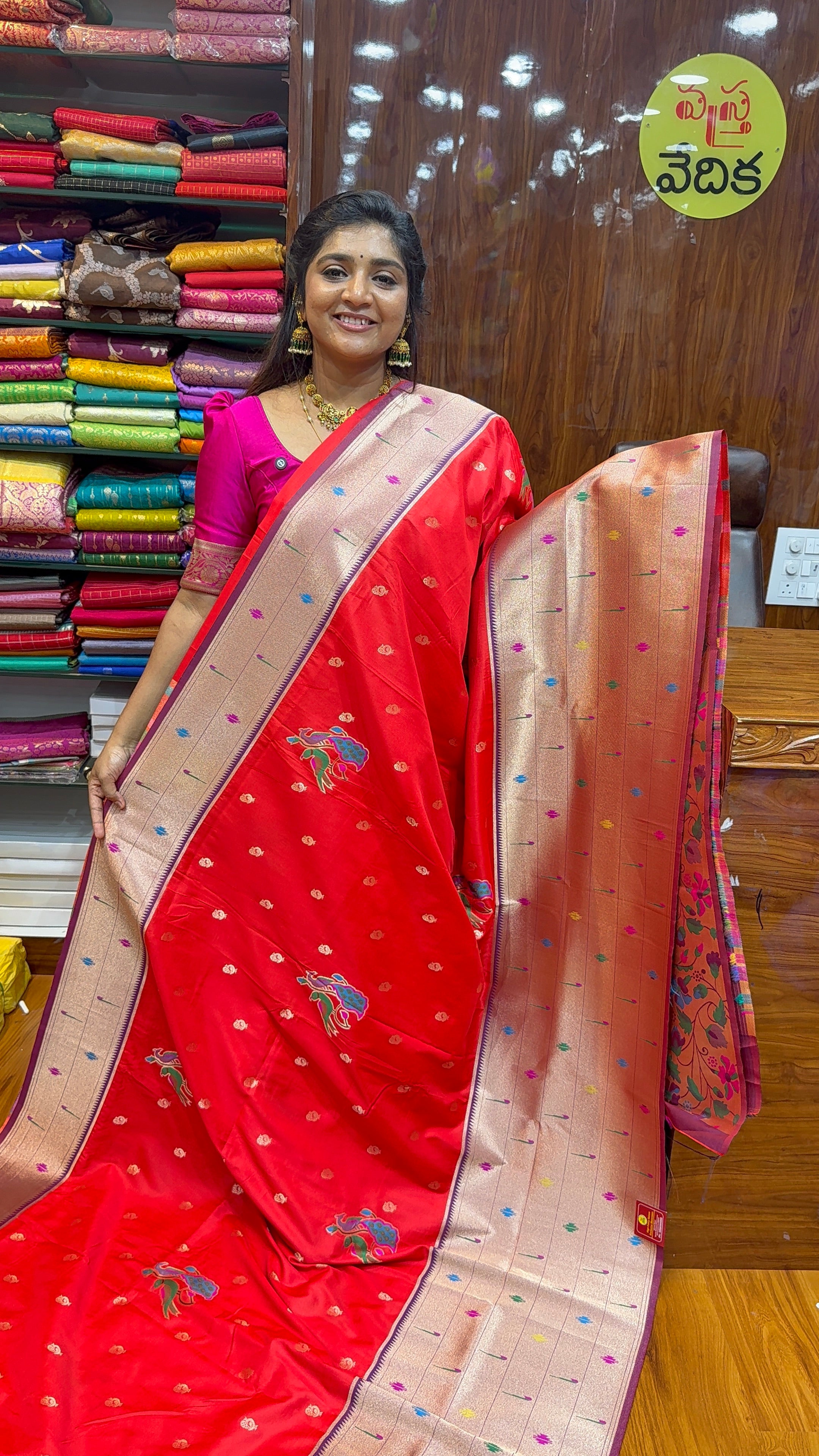 PAITHANI SAREE-SM2850 – Vastra Vedhika